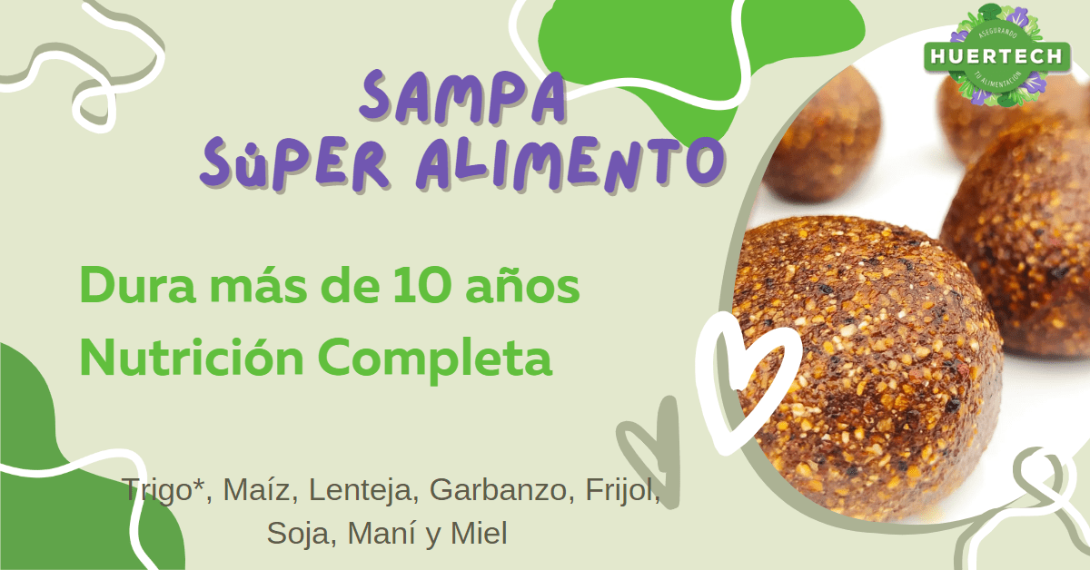 Sampa alimento súper concentrado listo para consumir ahora o en 15 años ...
